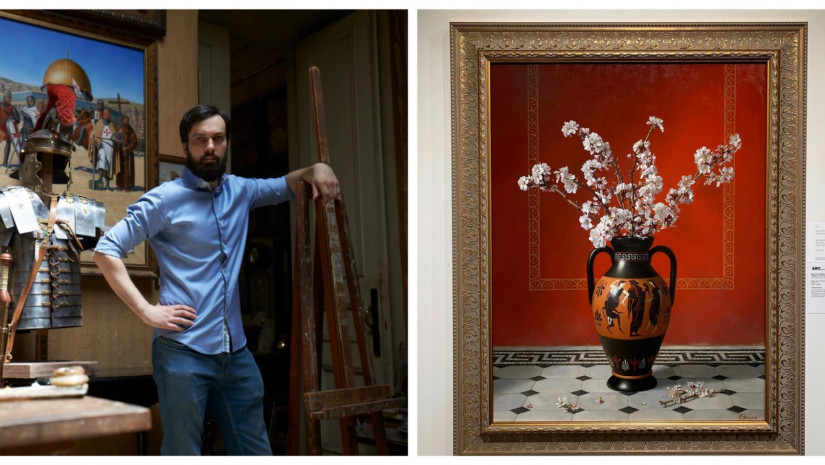 NASA-მ ქართველი მხატვრის, ბრუნო ვეფხვაძის ნახატის ციფრული ასლი მთვარეზე ...